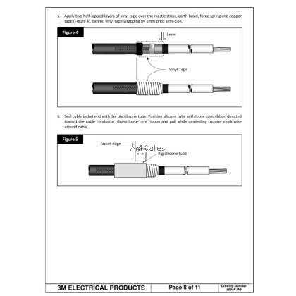 3M Cold Shrink Termination Kit 33kV | AM Sales & Marketing