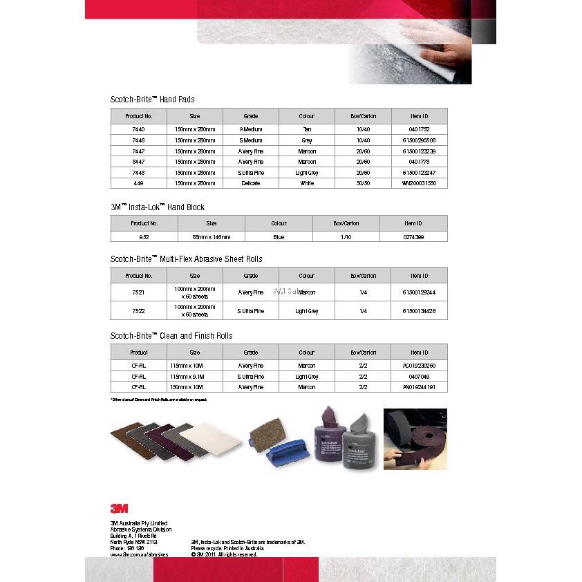 Scotch Brite Color Chart Scotch Brite™ HP Wheel | 3M New Zealand