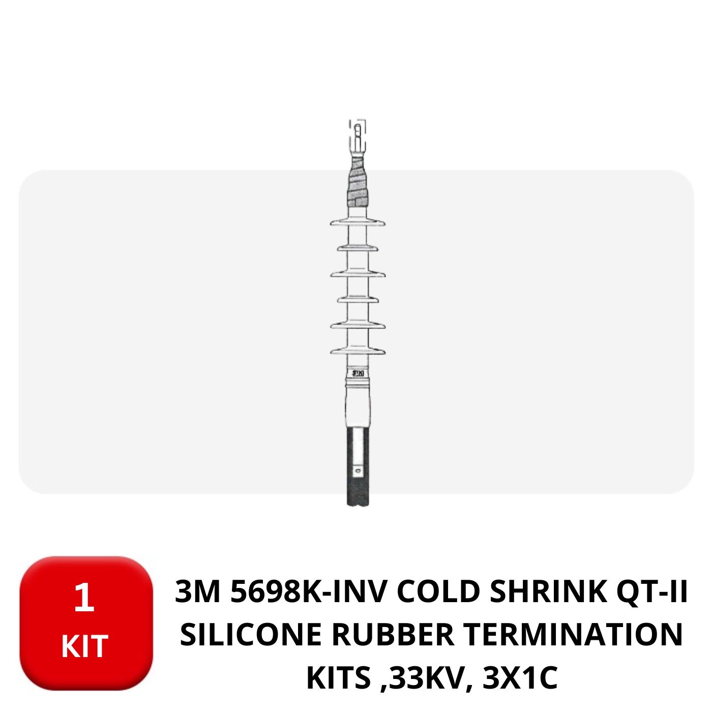 3M Cold Shrink Termination Kit 33kV | AM Sales & Marketing
